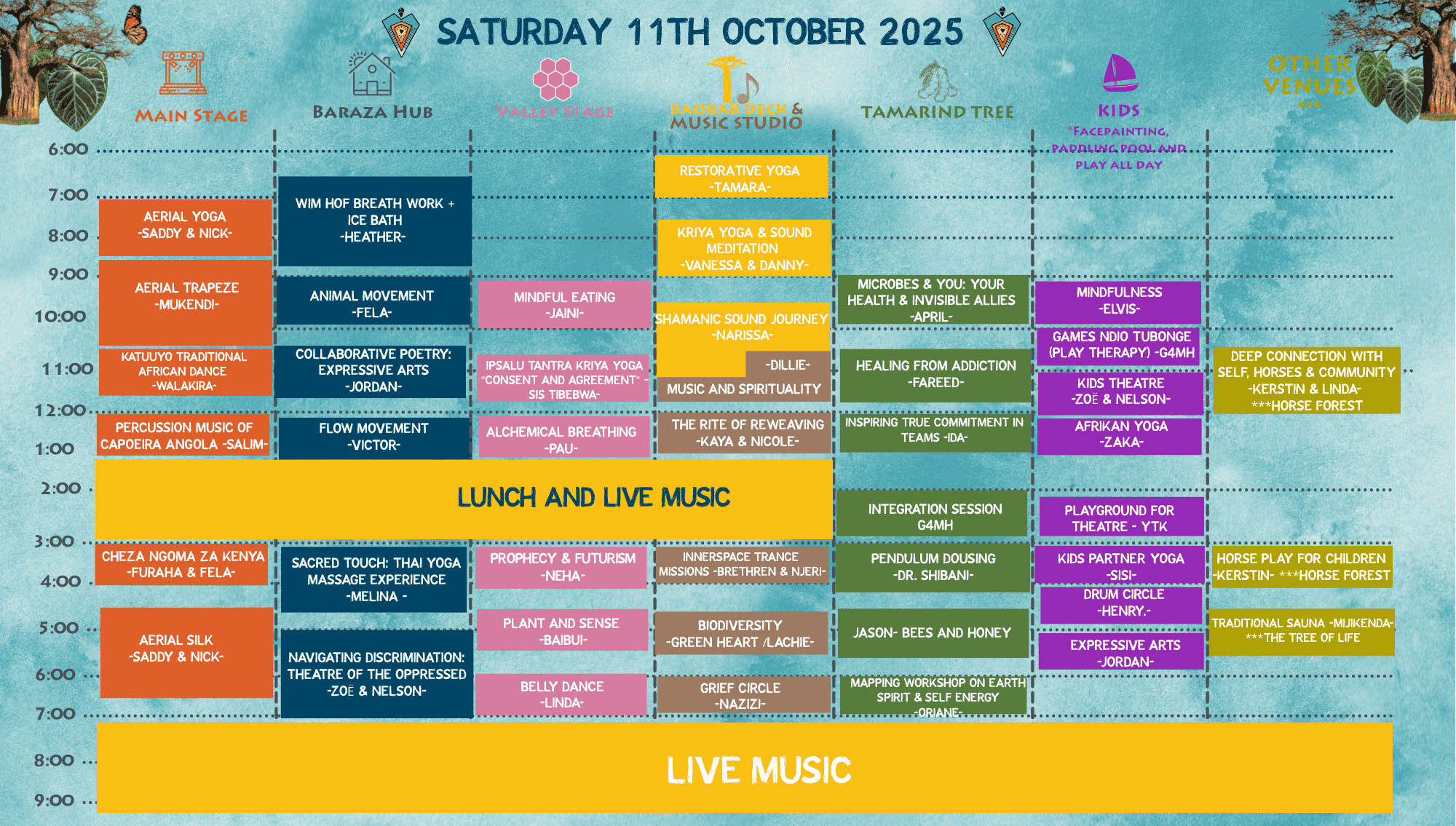 KISIMA FESTIVAL Wellness Festival Beneath the Baobabs Kilifi