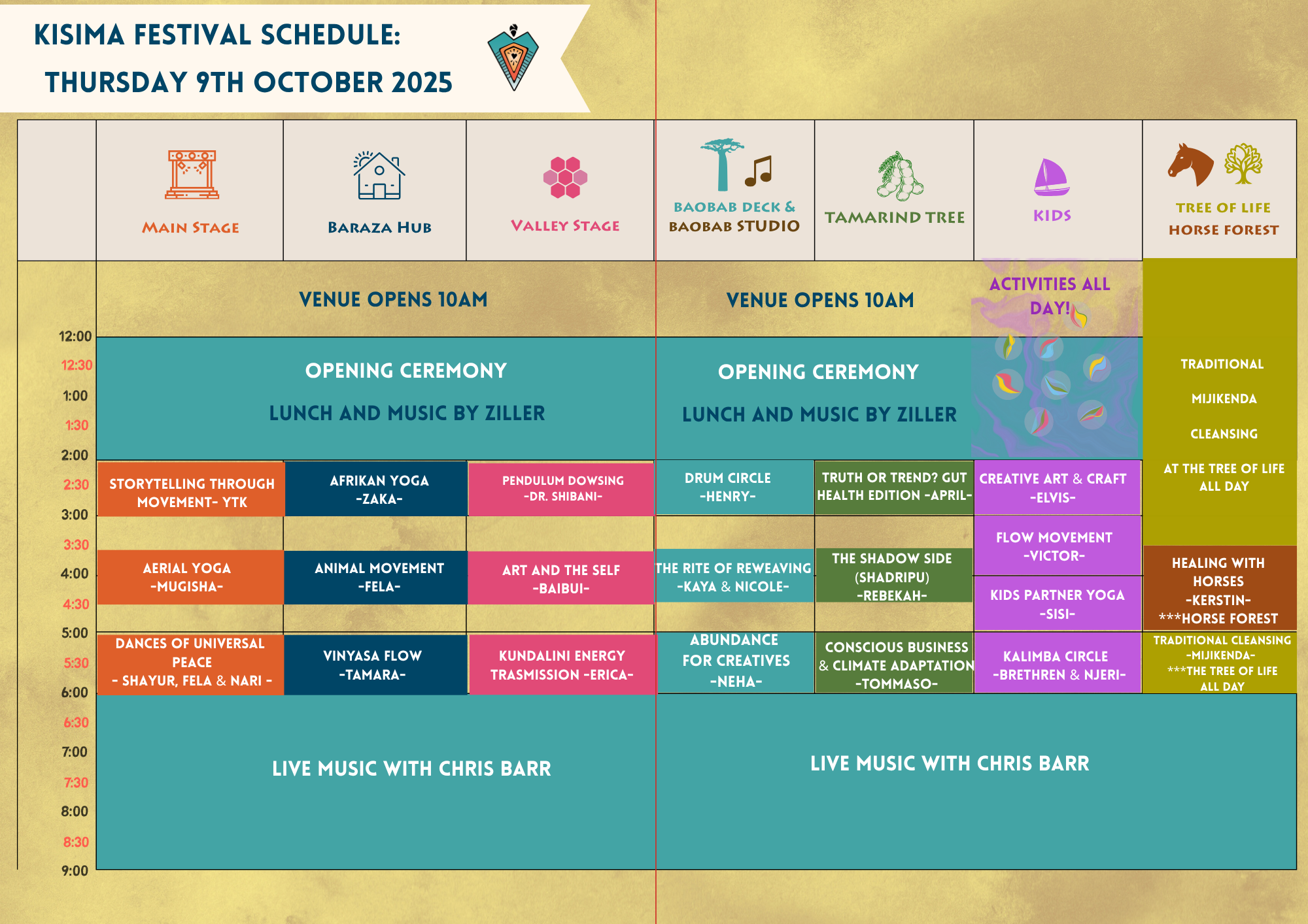 KISIMA FESTIVAL Wellness Festival Beneath the Baobabs Kilifi