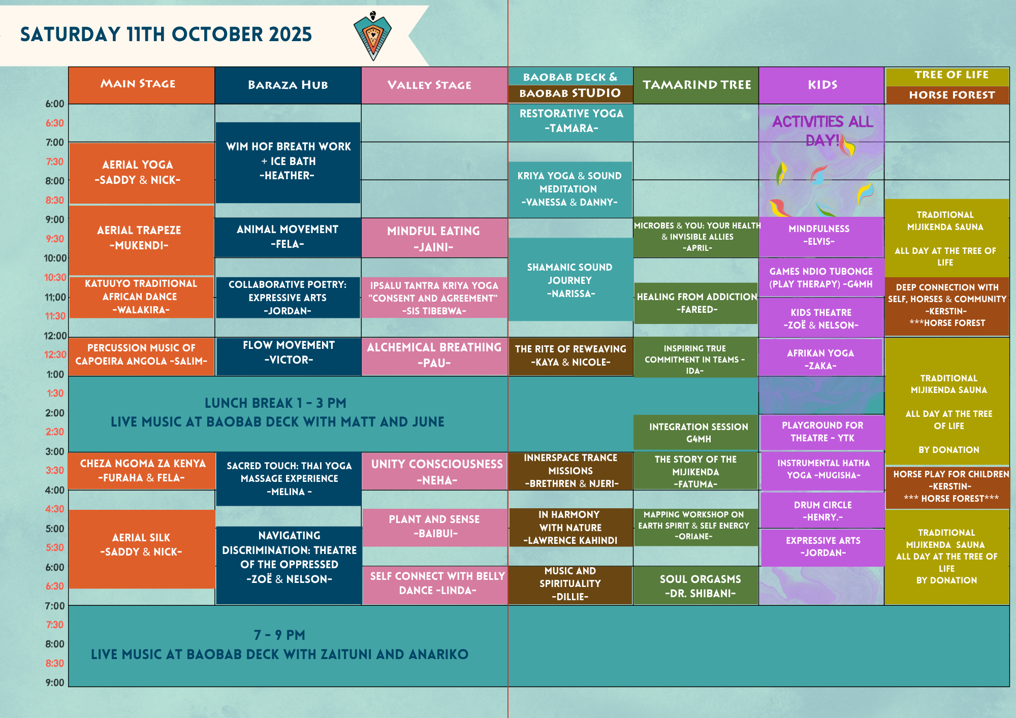 KISIMA FESTIVAL Wellness Festival Beneath the Baobabs Kilifi